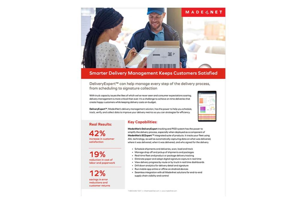 DeliveryExpert™ | Made4net