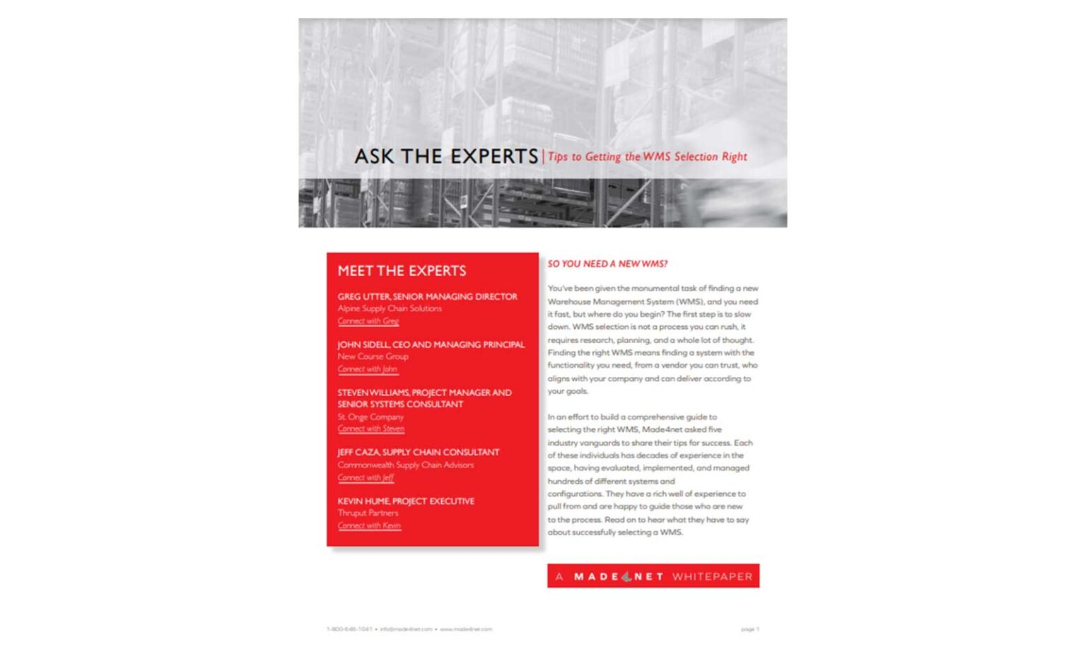 Made4net | The Best WMS Software Solution for Supply Chain